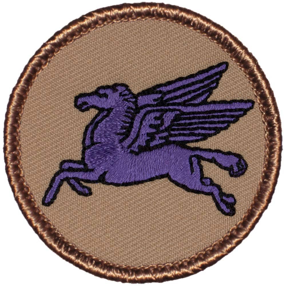 Purple Pegasus Patch 2 Inch Diameter Embroidered Patch | Etsy