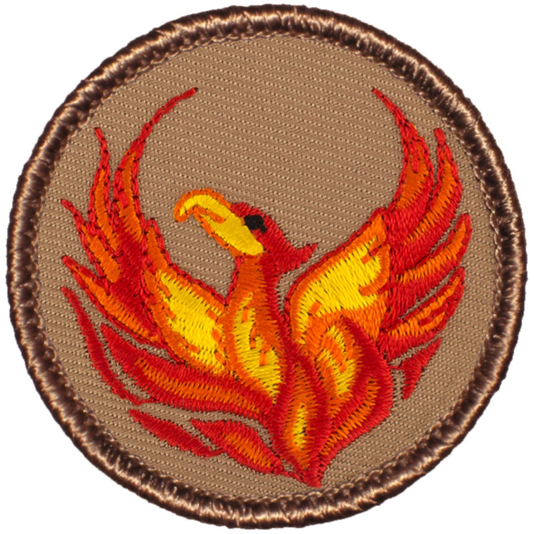 Phoenix Patch (310) 2 Inch Diameter Embroidered Patch - Etsy