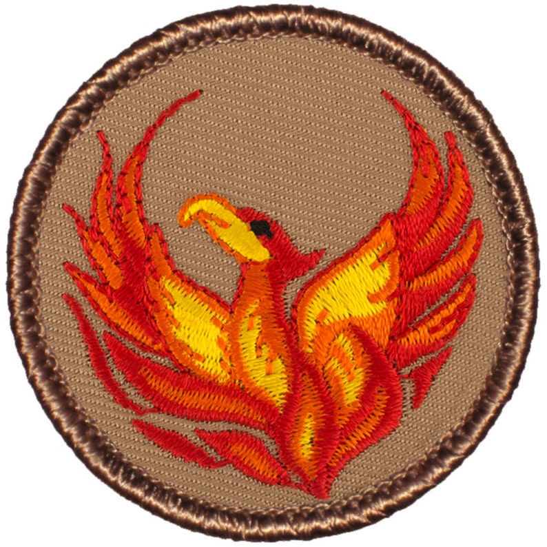 Phoenix Patch 310 2 Inch Diameter Embroidered Patch - Etsy