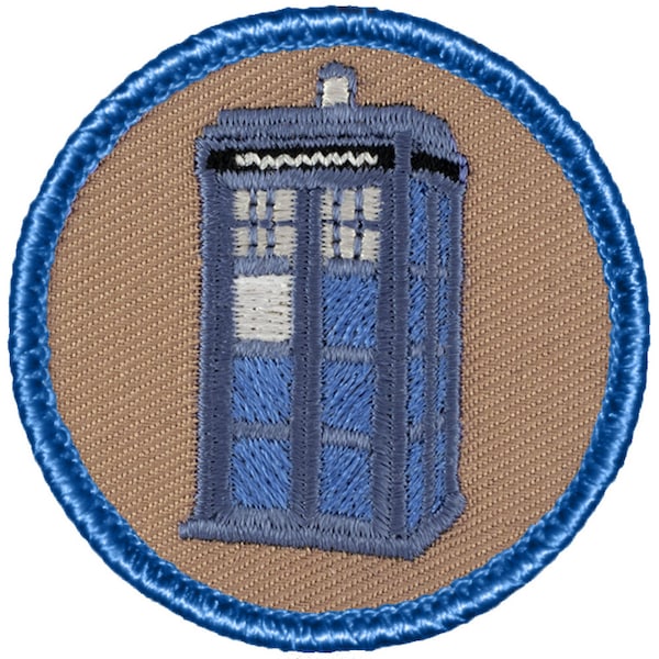 Tardis Embroidery - Etsy