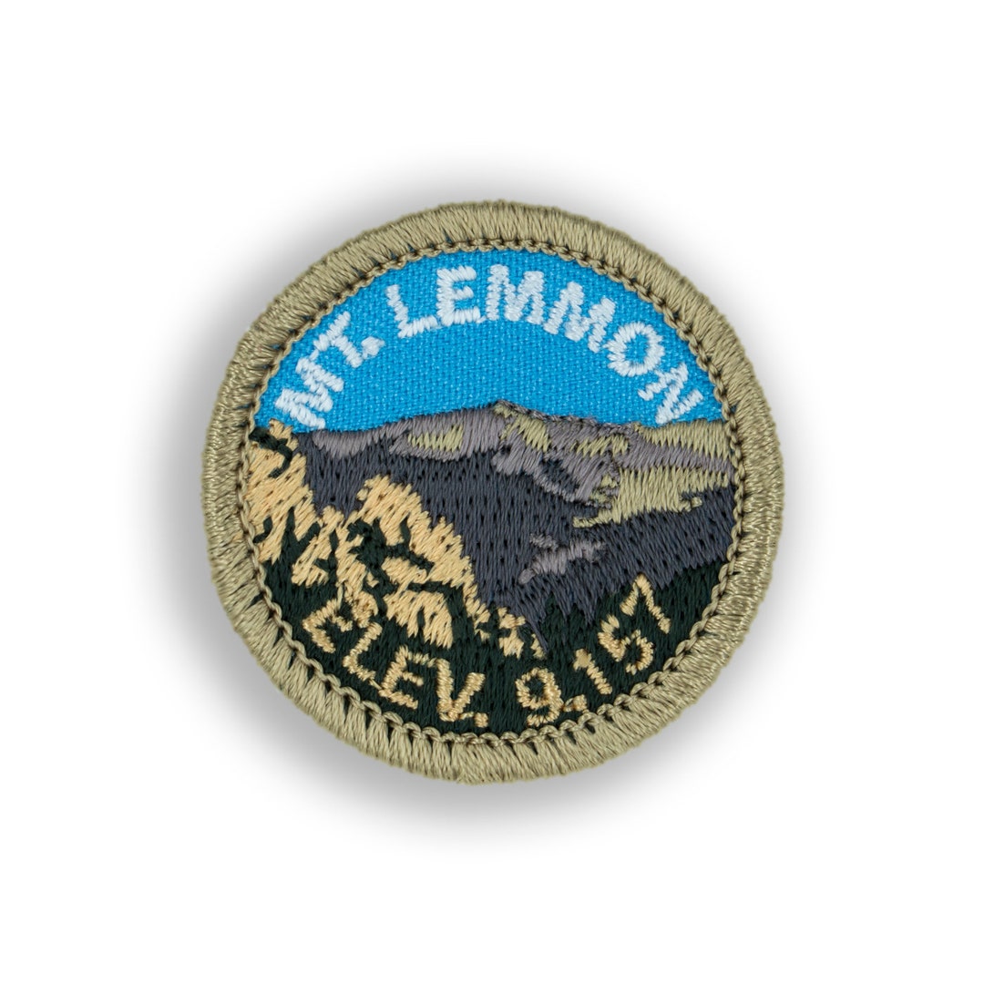 Mt. Lemmon Demerit Badge - 1.5" Diameter Embroidered Patch - Etsy
