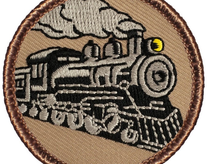Train Locomotive Patch 763 2 Inch Diameter Embroidered Patch - Etsy