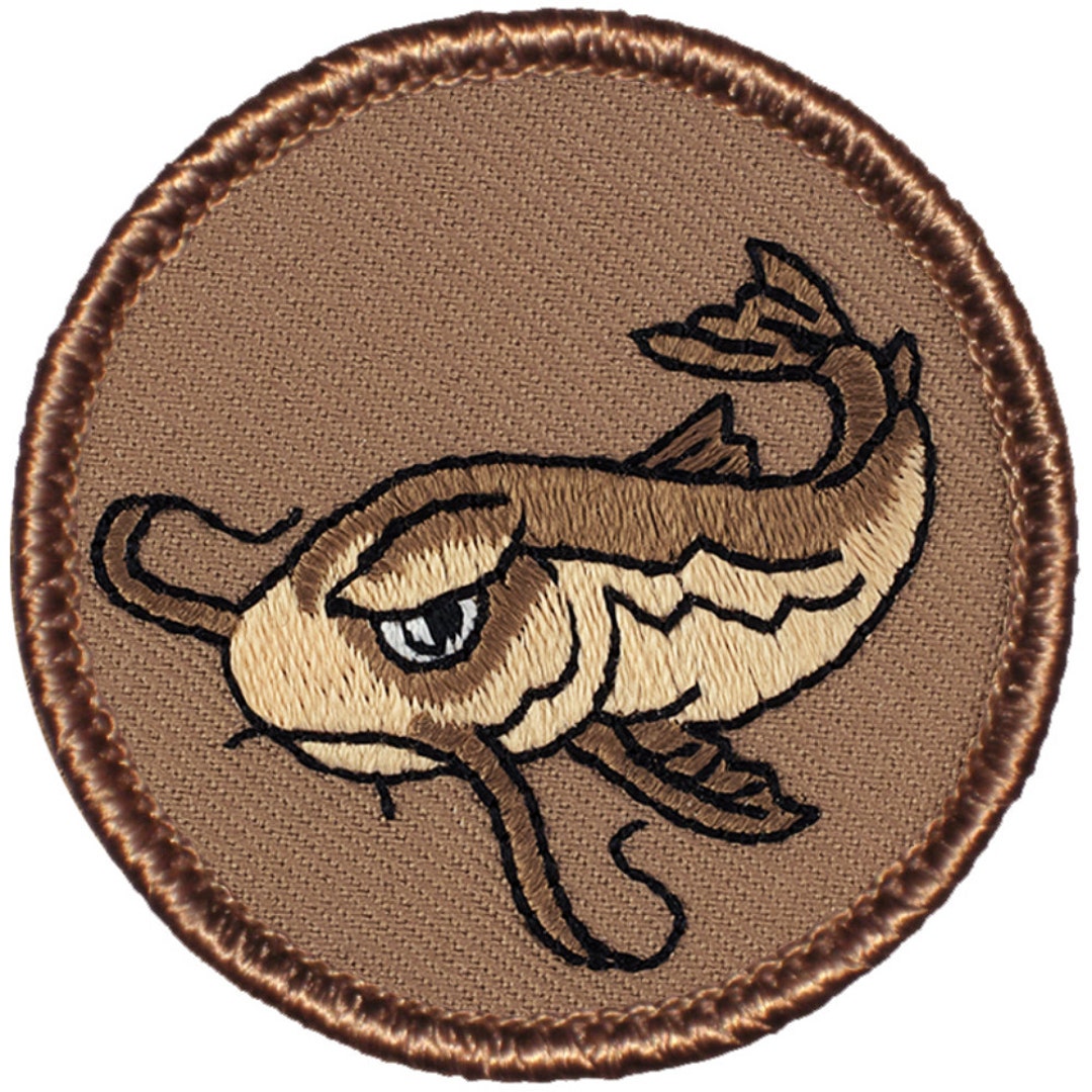 Catfish Patch 2 Inch Diameter Embroidered Patch - Etsy