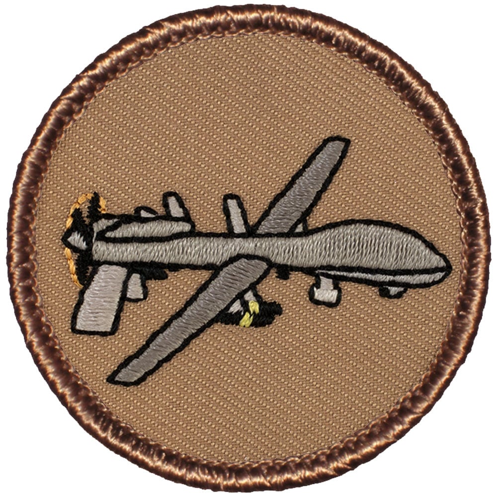 Drone Patch 2 Inch Diameter Embroidered Patch - Etsy