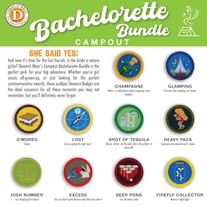 Demerit Badge Bachelorette Bundles - Spoof Merit Badges for ...