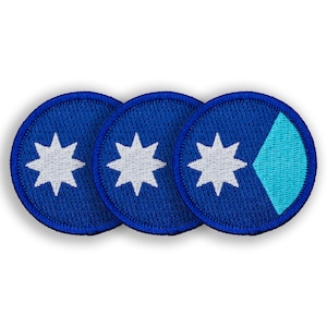 Minnesota State Flag Mini – 2 Inch Diameter Embroidered Patch - Etsy