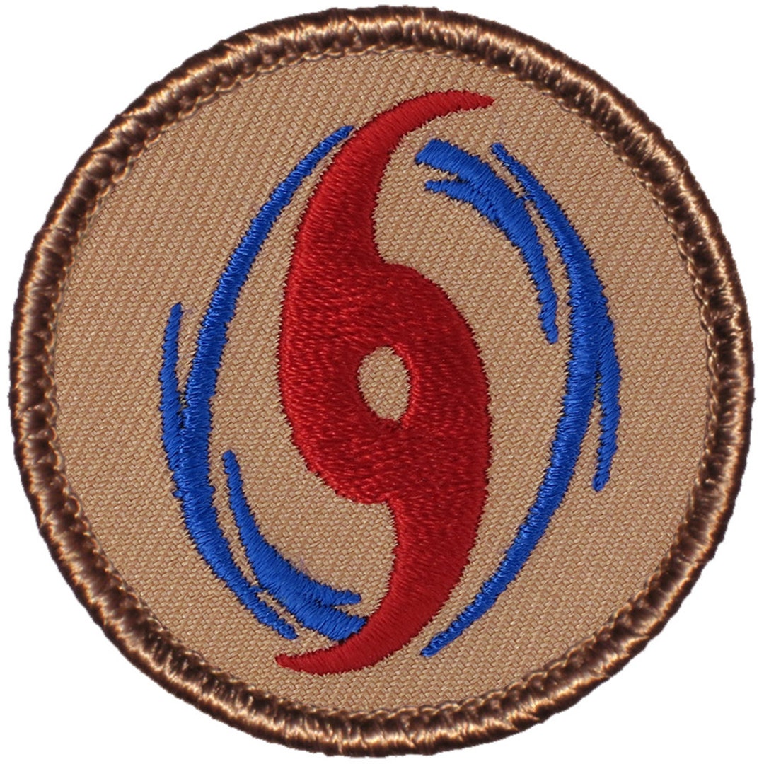 Hurricane Patch (361) 2 Inch Diameter Embroidered Patch - Etsy