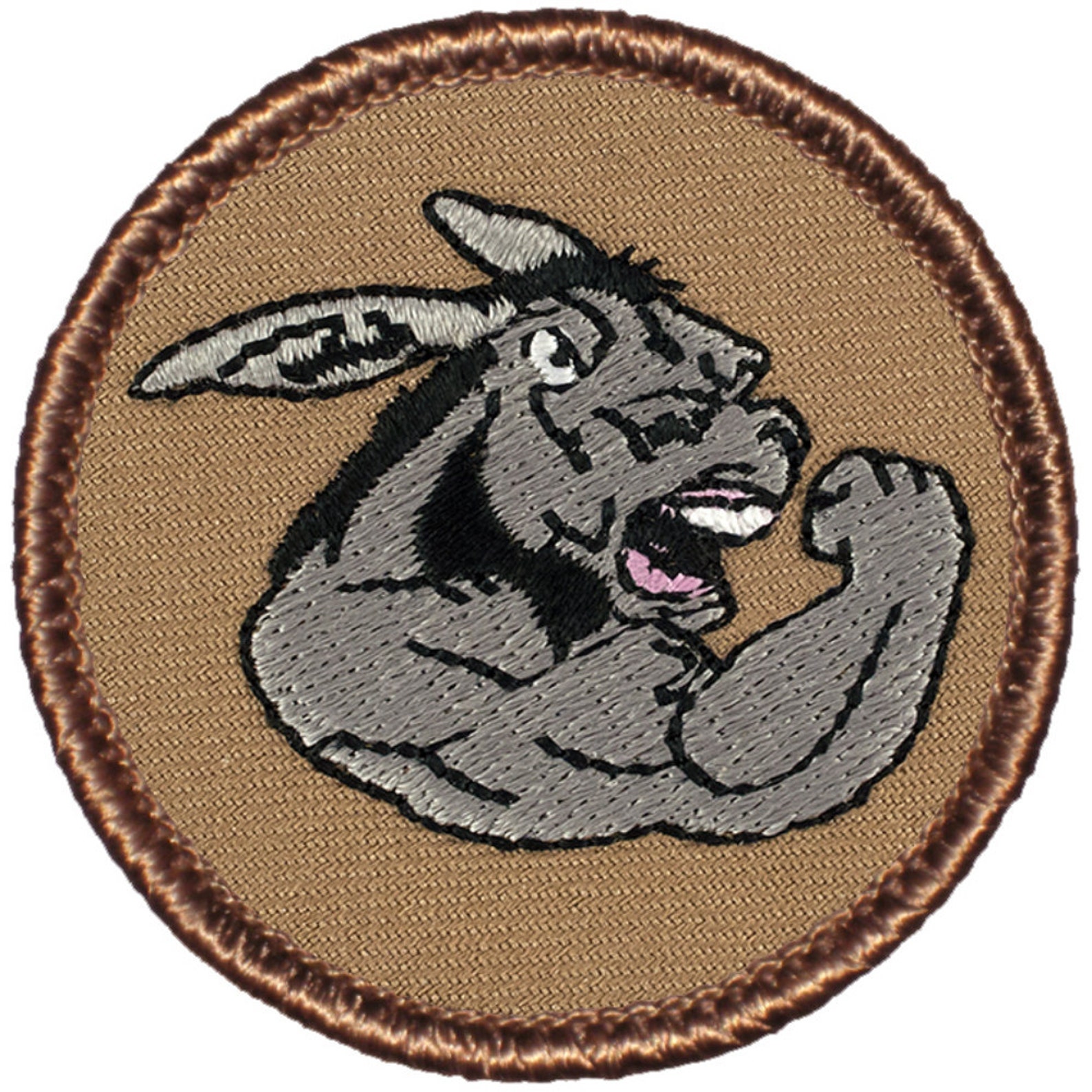Tough Donkey Patch (343) 2 Inch Diameter Embroidered Patch - Etsy