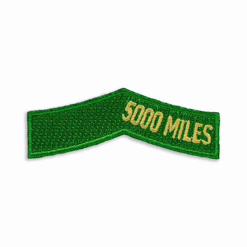 Miles Hiked Achievement Patches - Outdoor Award Badges - Etsy