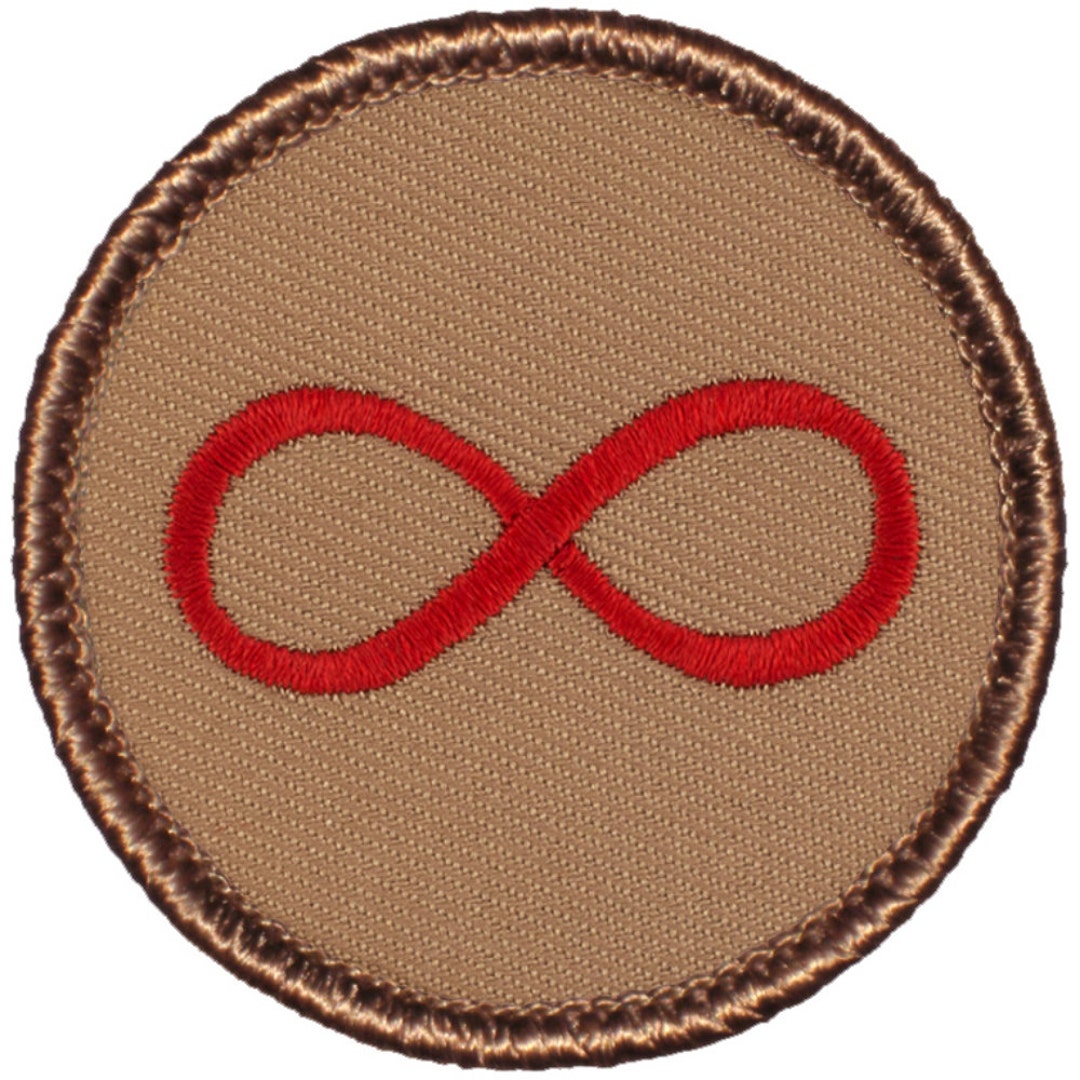 Infinity Symbol Patch (573) 2 Inch Diameter Embroidered Patch - Etsy