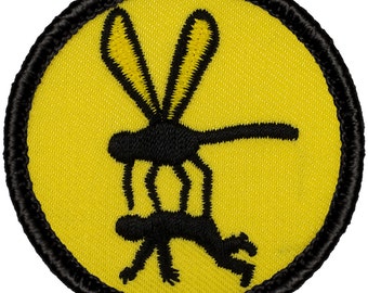 Mosquito 074 Patch 2 Inch Diameter Embroidered Patch | Etsy