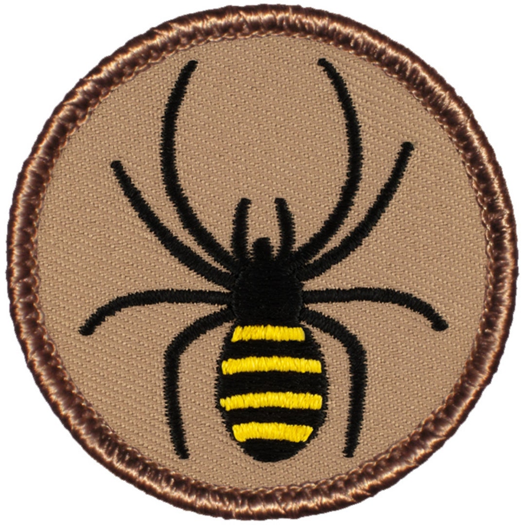 Spider Patch (492) 2 Inch Diameter Embroidered Patch - Etsy