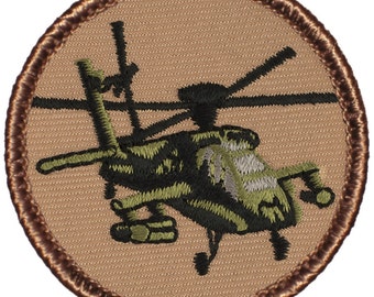 Blackhawk Helicopter Patch 2 Inch Diameter Embroidered Patch | Etsy