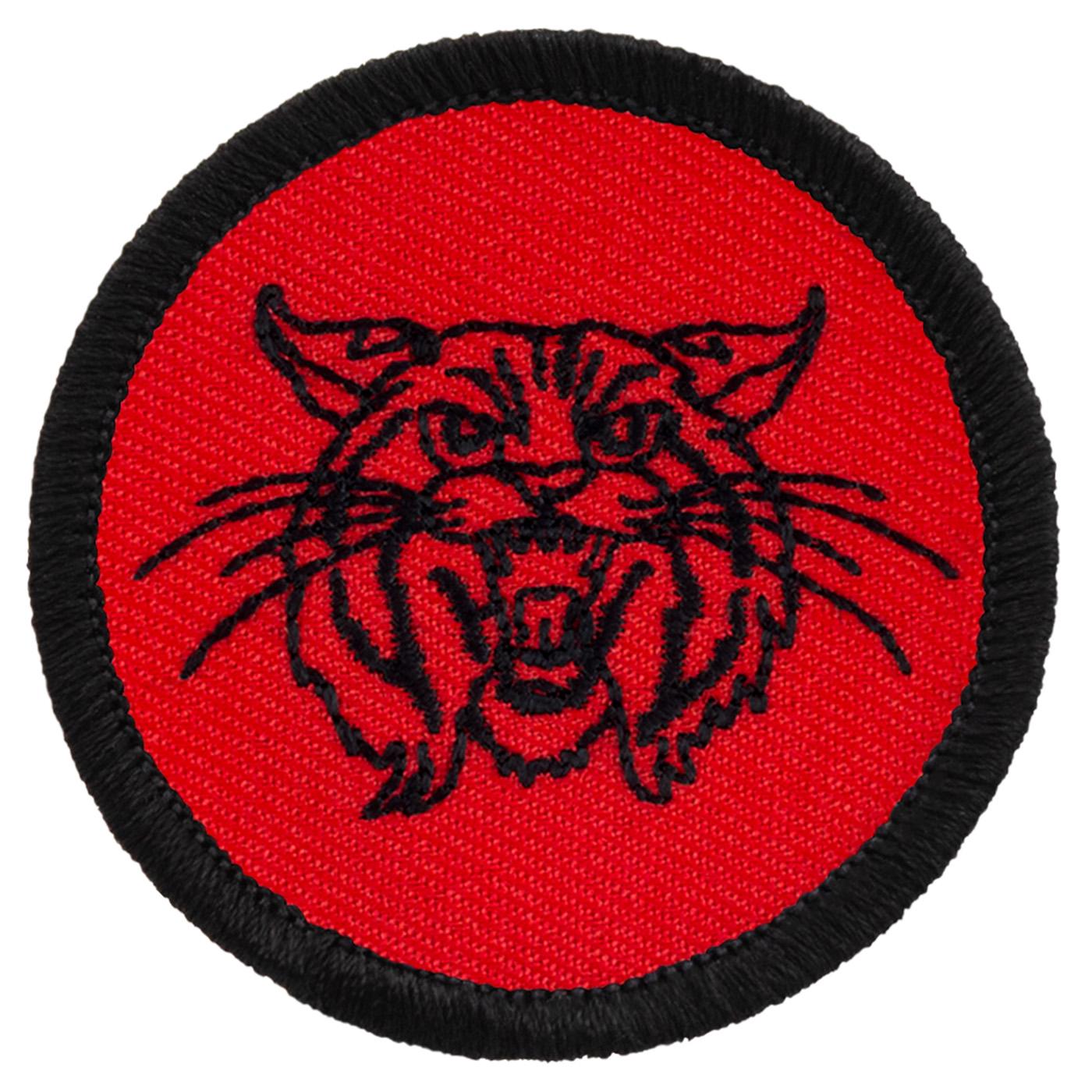 Red & Black Wildcat Patch (198R) 2 Inch Diameter Embroidered Patch - Etsy