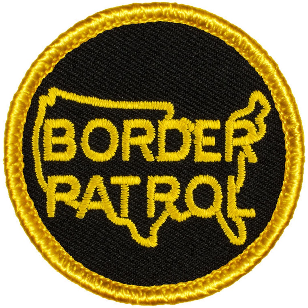 Border Patrol (007) Patch - 2 Inch Diameter Embroidered Patch - Etsy