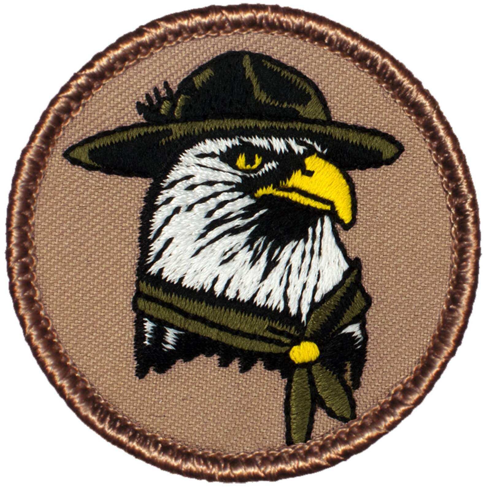 Scout Eagle Patch 205 2 Inch Diameter Embroidered Patch - Etsy