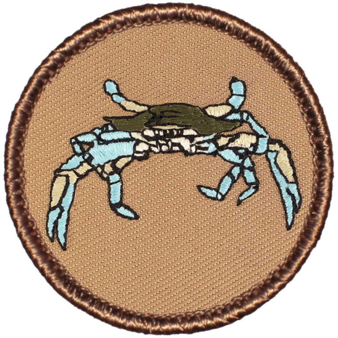 Maryland Blue Crab Patch (095) – 2 Inch Diameter Embroidered Patch - Etsy