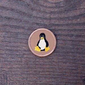 Cartoon Penguin Patch 2 Inch Diameter Embroidered Patch - Etsy