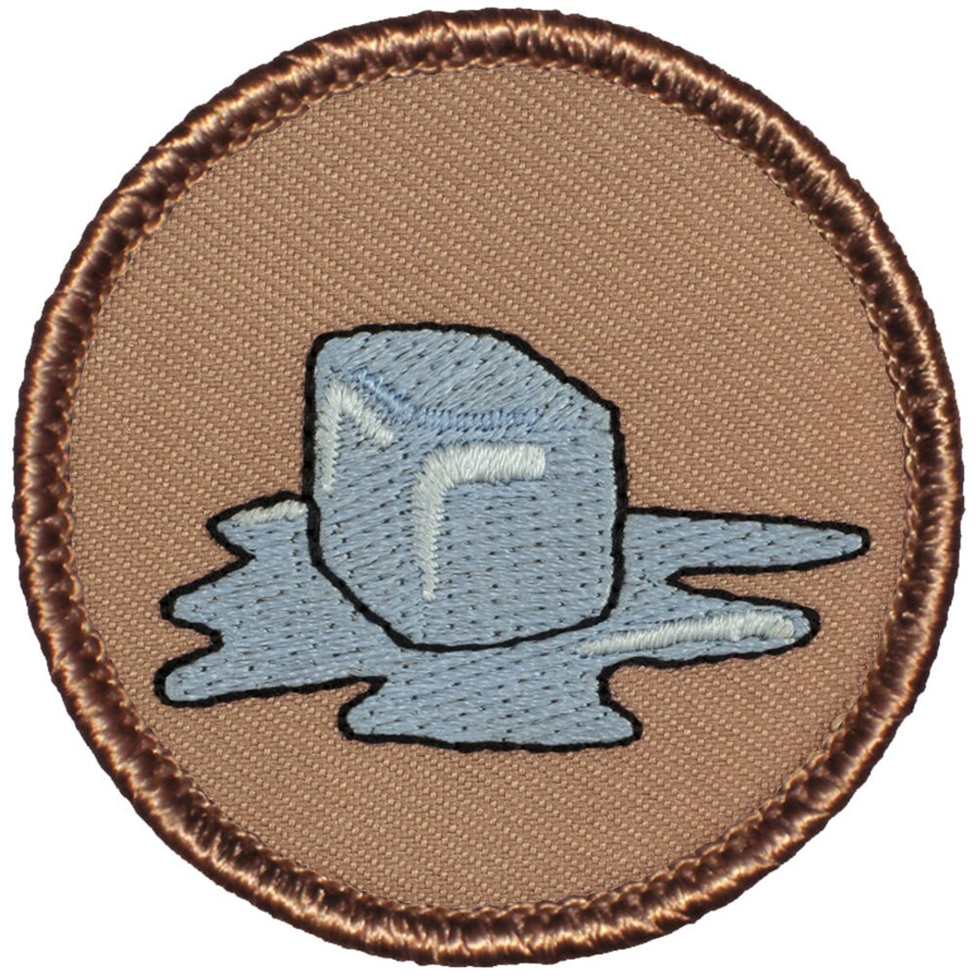 Melting Ice Cube Patch (F54) 2 Inch Diameter Embroidered Patch 69223 - Etsy