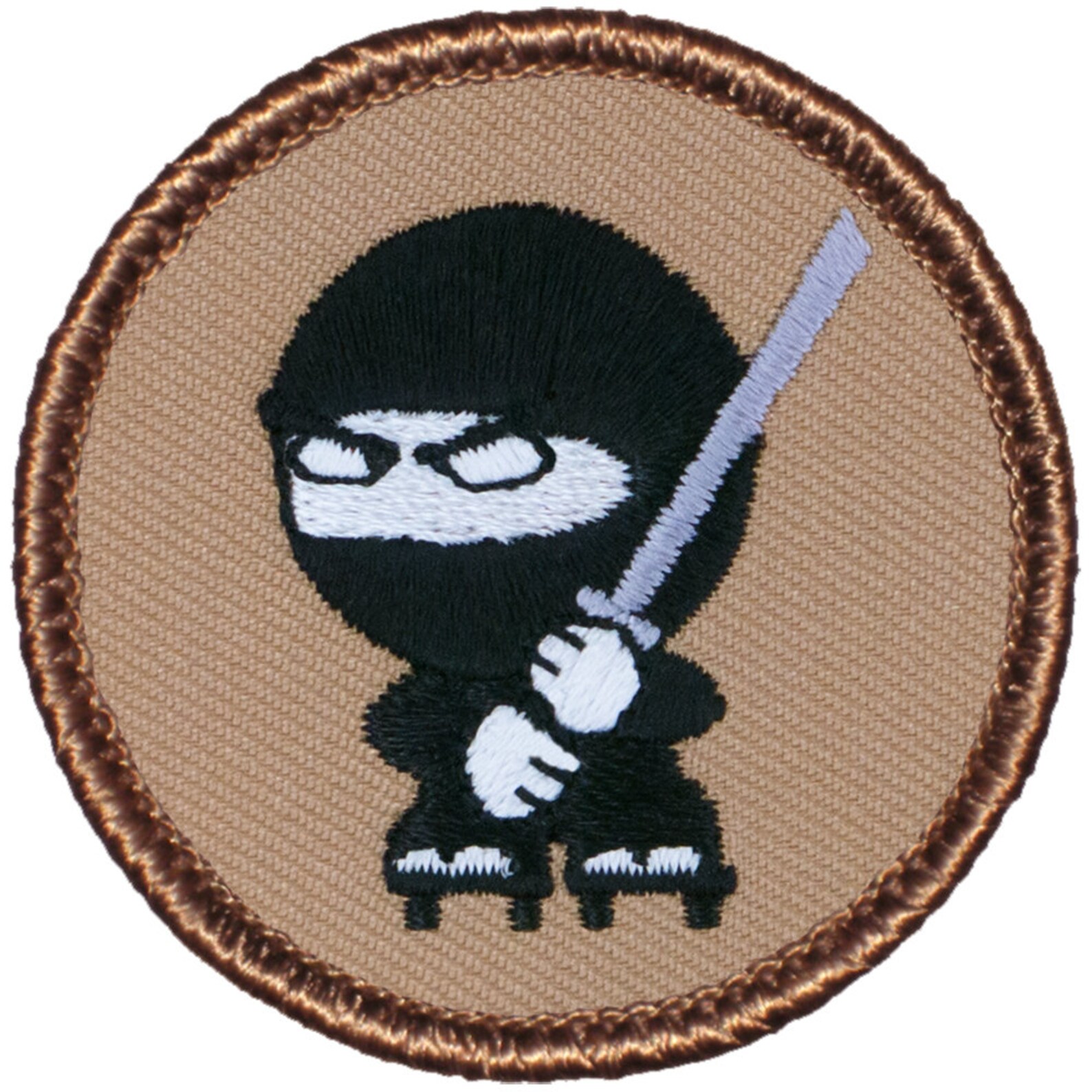 Anime Ninja Patch 2 Inch Diameter Embroidered Patch - Etsy