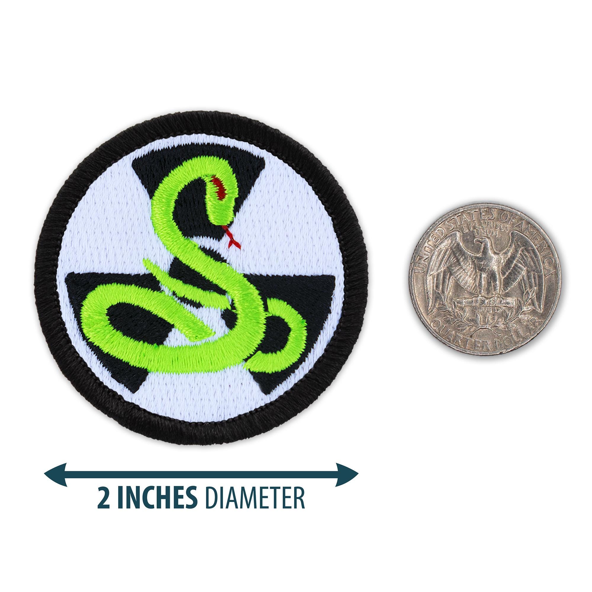 Glow-in-the-dark Nuclear Mamba Patch (073GL) – 2 Inch Diameter ...