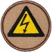 High Voltage Patch 2 Inch Diameter Embroidered Patch - Etsy