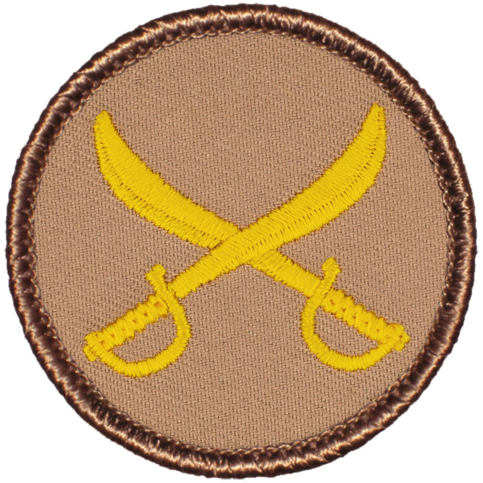 Crossed Sabers Patch (475) 2 Inch Diameter Embroidered Patch - Etsy