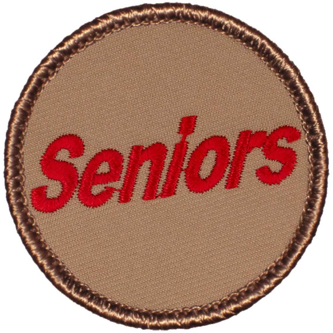 Seniors Patch 2 Inch Diameter Embroidered Patch | Etsy