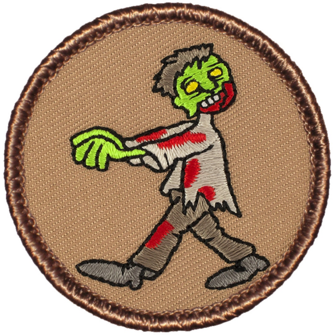 Zombie 2013 Patch 603 2 Inch Diameter Embroidered Patch - Etsy