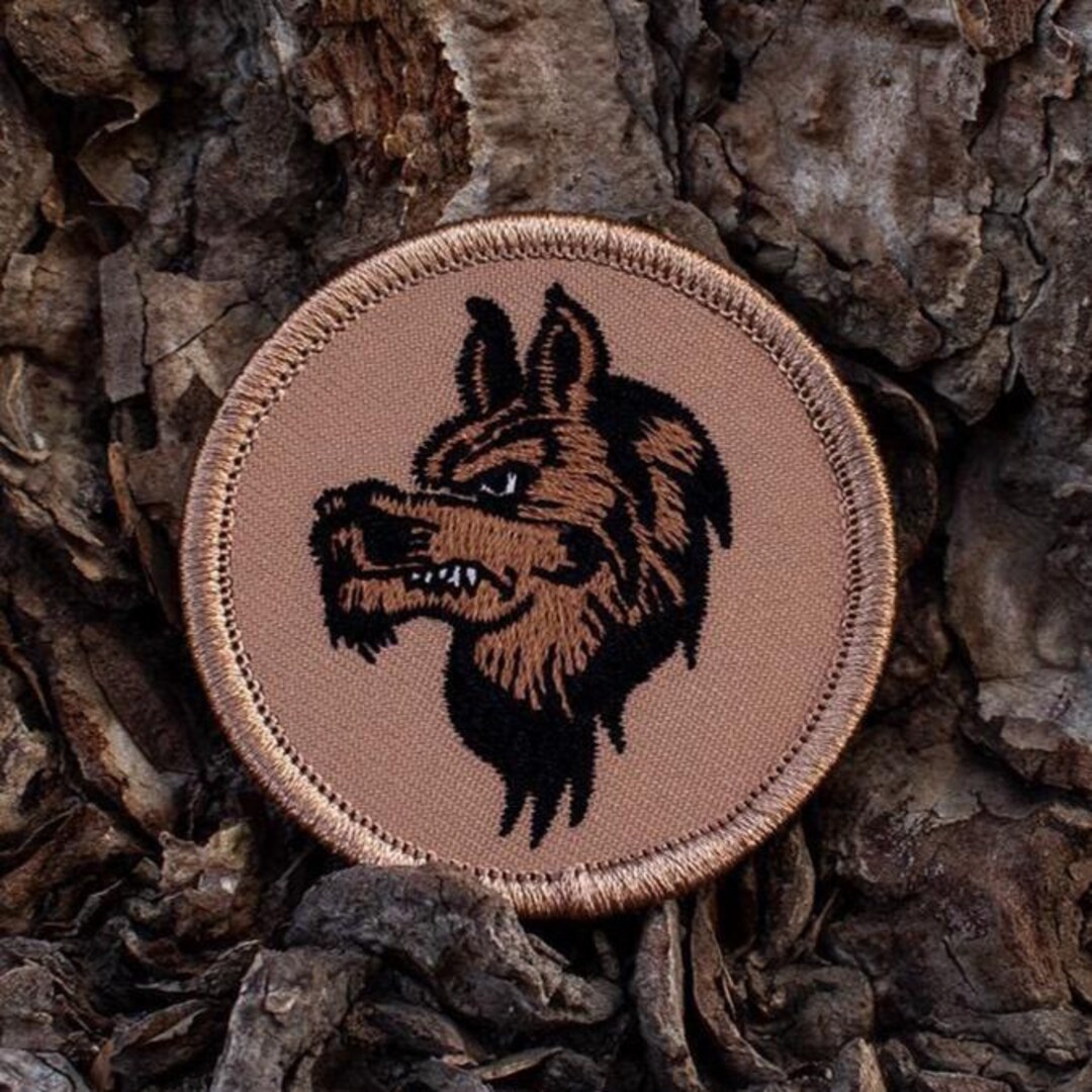 Werewolf Patch - 2 Inch Diameter Embroidered Patch - Etsy