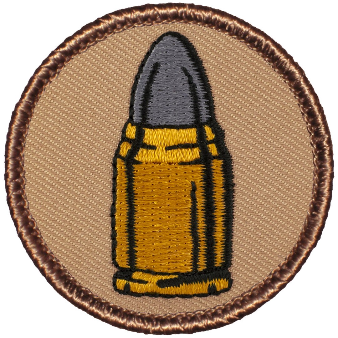 Bullet Patch 077 2 Inch Diameter Embroidered Patch - Etsy