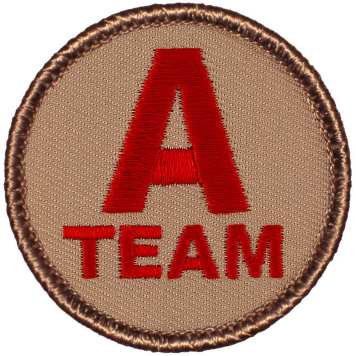 Red A-team 029A Patch 2 Inch Diameter Embroidered Patch - Etsy