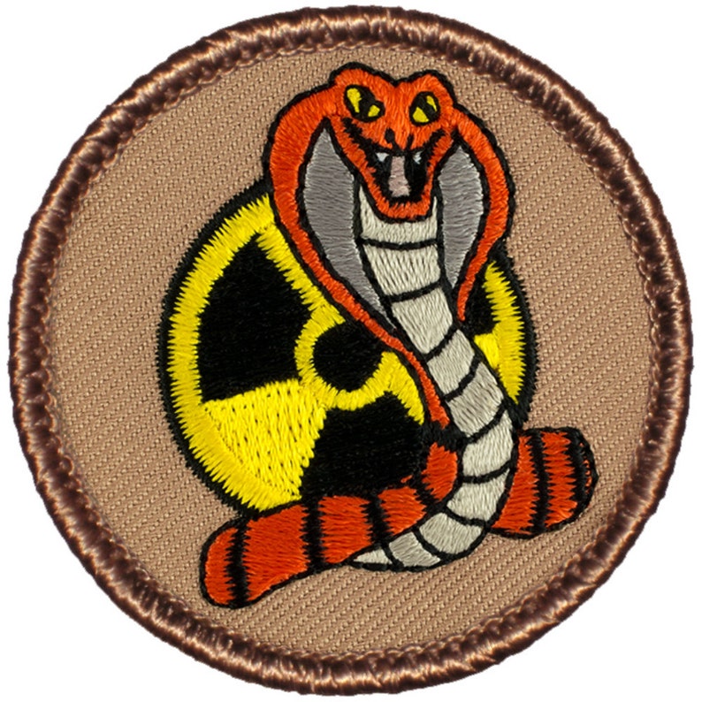 Nuclear Cobra Patch 2 Inch Diameter Embroidered Patch - Etsy