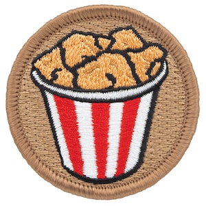 Chicken Bucket Patch – 2 Inch Diameter Embroidered Patch - Etsy