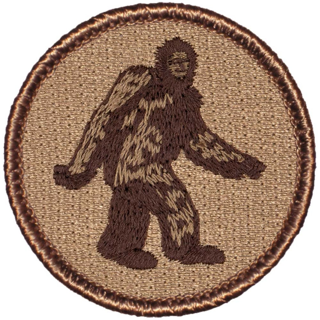 Bigfoot / Sasquatch Patch 2 Inch Diameter Embroidered Patch - Etsy