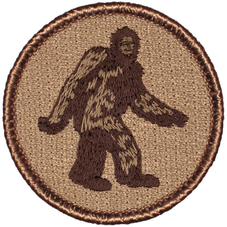 Bigfoot / Sasquatch Patch 2 Inch Diameter Embroidered Patch - Etsy