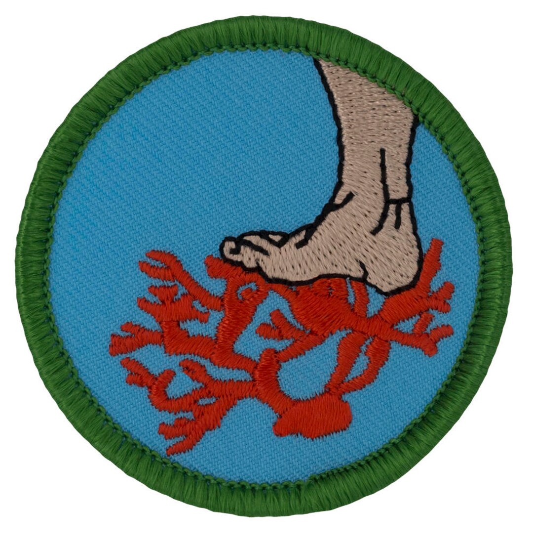 Crushed Coral Patch (M58) 2 Inch Diameter Embroidered Patch - Etsy
