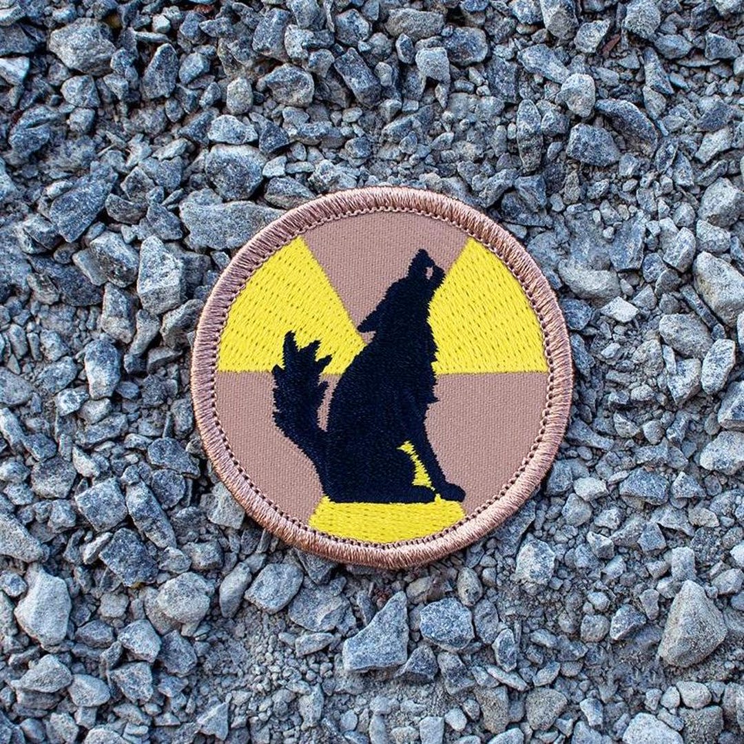 Nuclear Coyote Patch (094) – 2 Inch Diameter Embroidered Patch - Etsy
