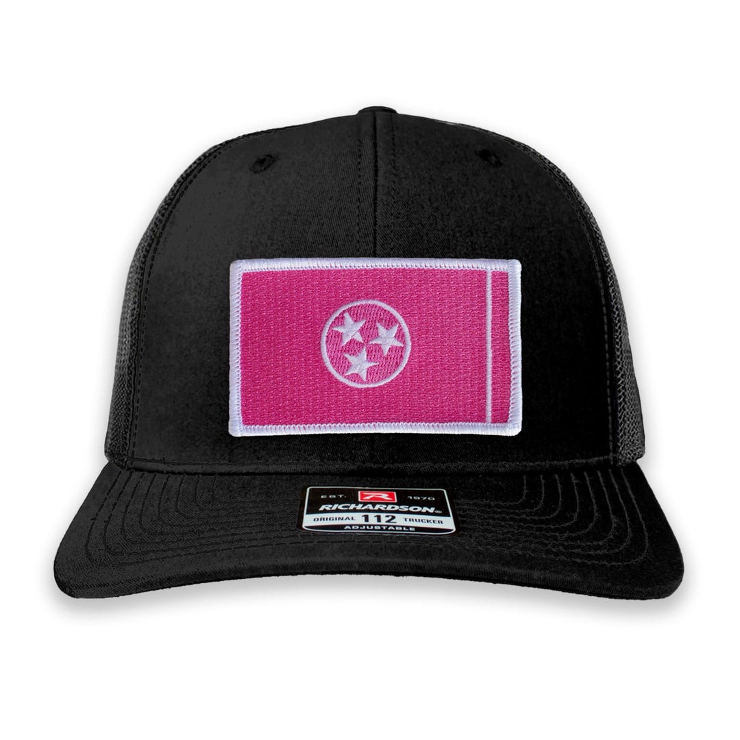 Pink Tennessee State Flag Richardson™ 112 Trucker Cap and Other Styles ...
