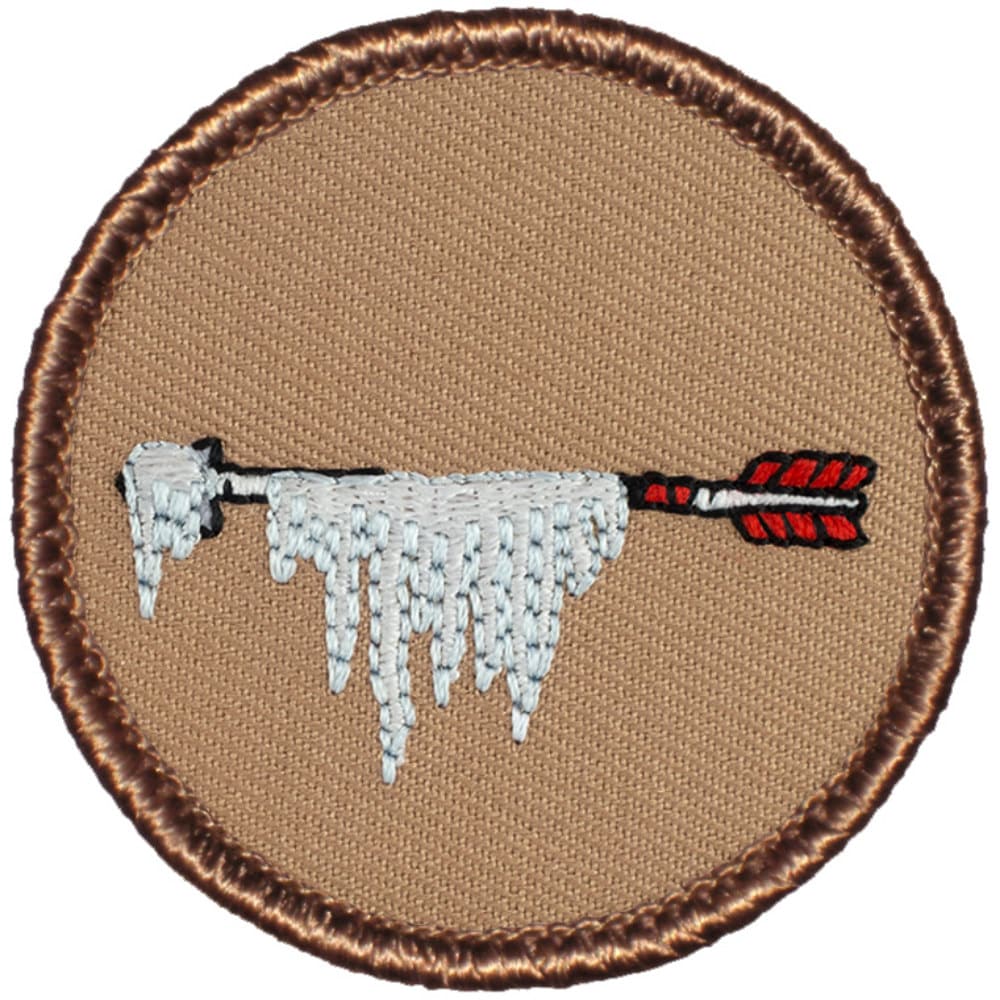 Frozen Arrow Patch - 2 Inch Diameter Embroidered Patch - Etsy