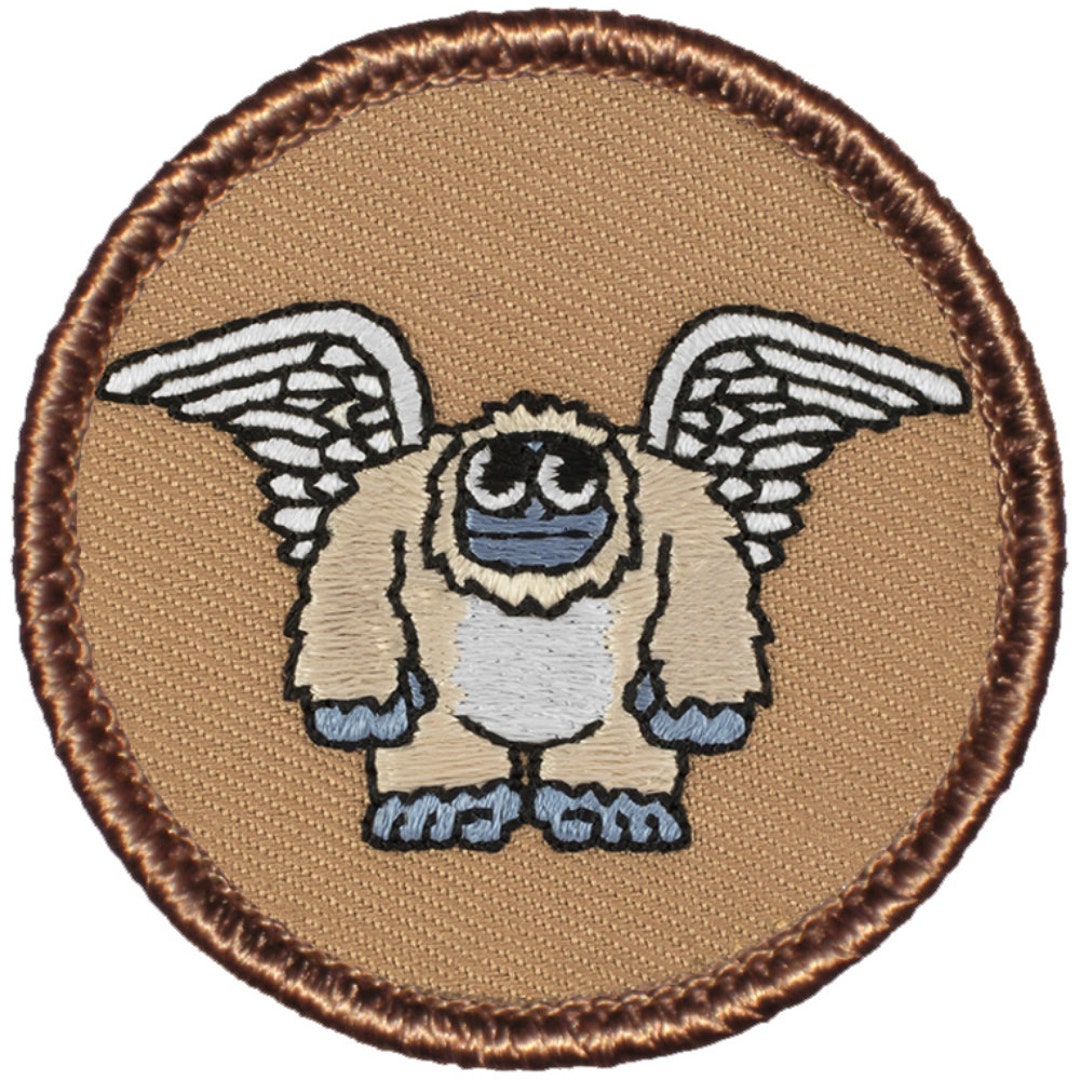 Flying Yeti Patch (609) 2 Inch Diameter Embroidered Patch - Etsy