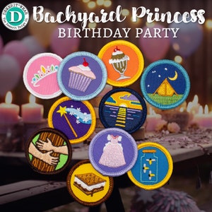 Demerit Badge Birthday Bundles - Spoof Merit Badges for Kid's Backyard ...