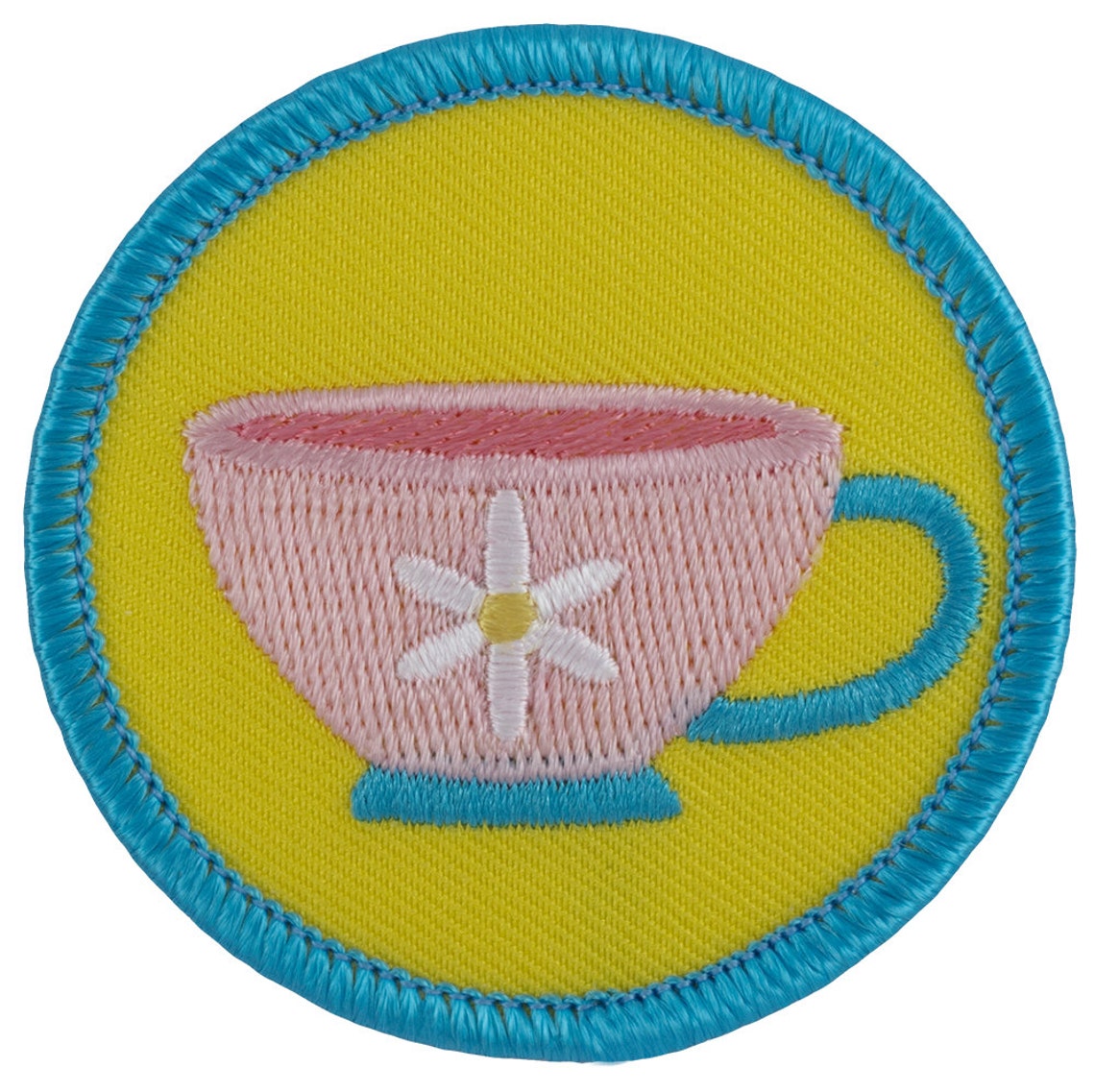 Teacup Patch M27 2 Inch Diameter Embroidered Patch 16854 - Etsy