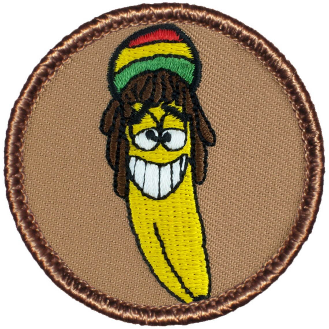 Rasta Banana Patch - 2 Inch Diameter Embroidered Patch - Etsy
