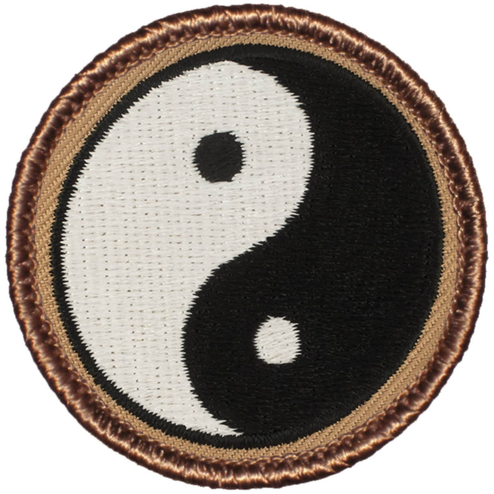 Yin Yang Patch (617) 2 Inch Diameter Embroidered Patch - Etsy