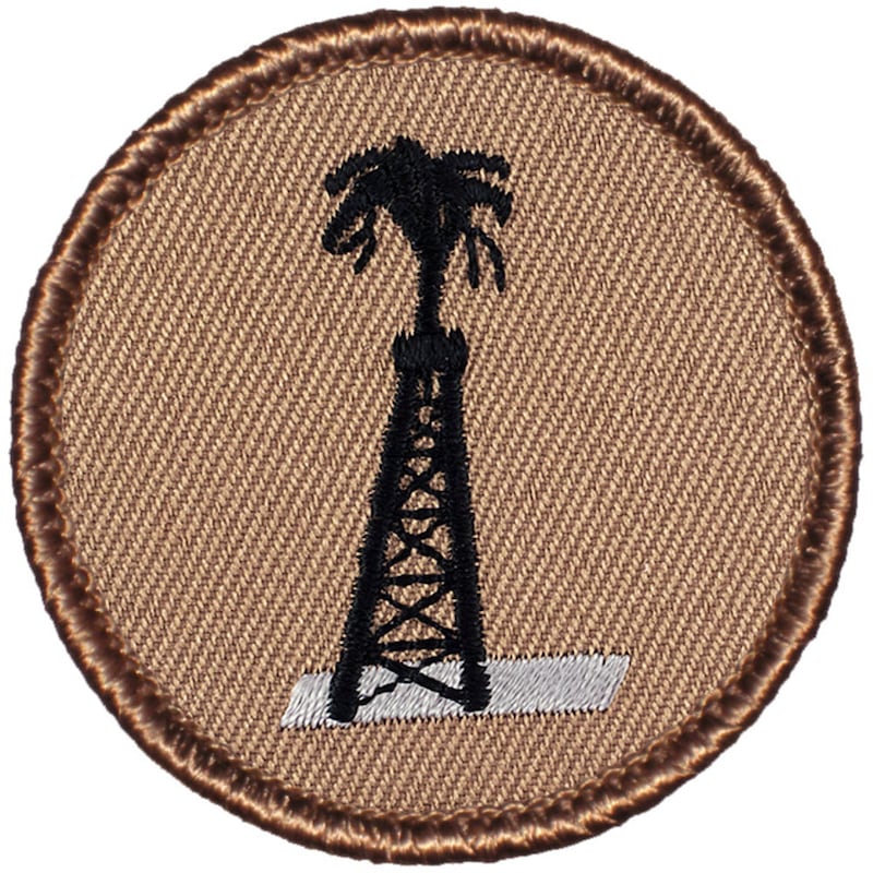 Oil Rig Embroidery - Etsy