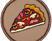 Pizza Patch 010 2 Inch Diameter Embroidered Patch - Etsy