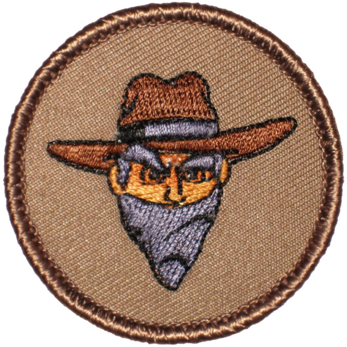 Bandit Patch 2 Inch Diameter Embroidered Patch - Etsy
