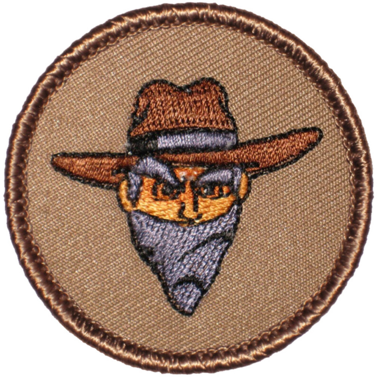 Bandit Patch 2 Inch Diameter Embroidered Patch - Etsy