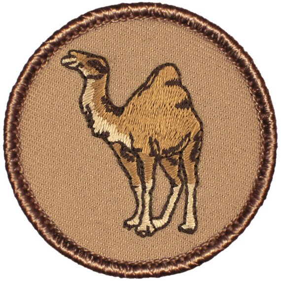 Camel Patch 2 Inch Diameter Embroidered Patch | Etsy